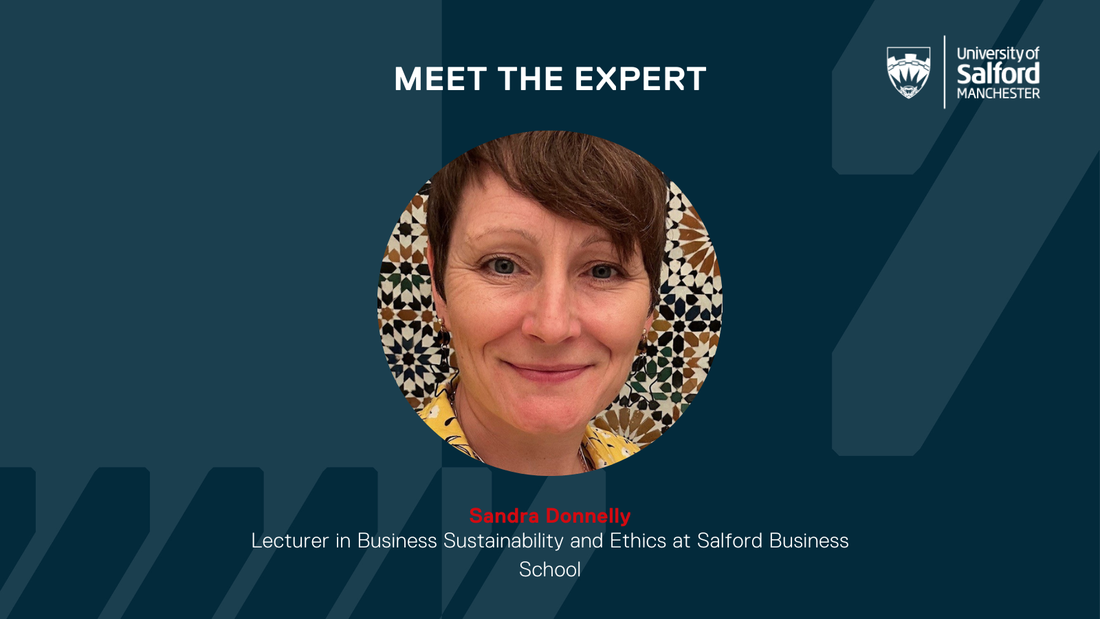 Meet the expert: Sandra Donnelly - Salford Business School Blog