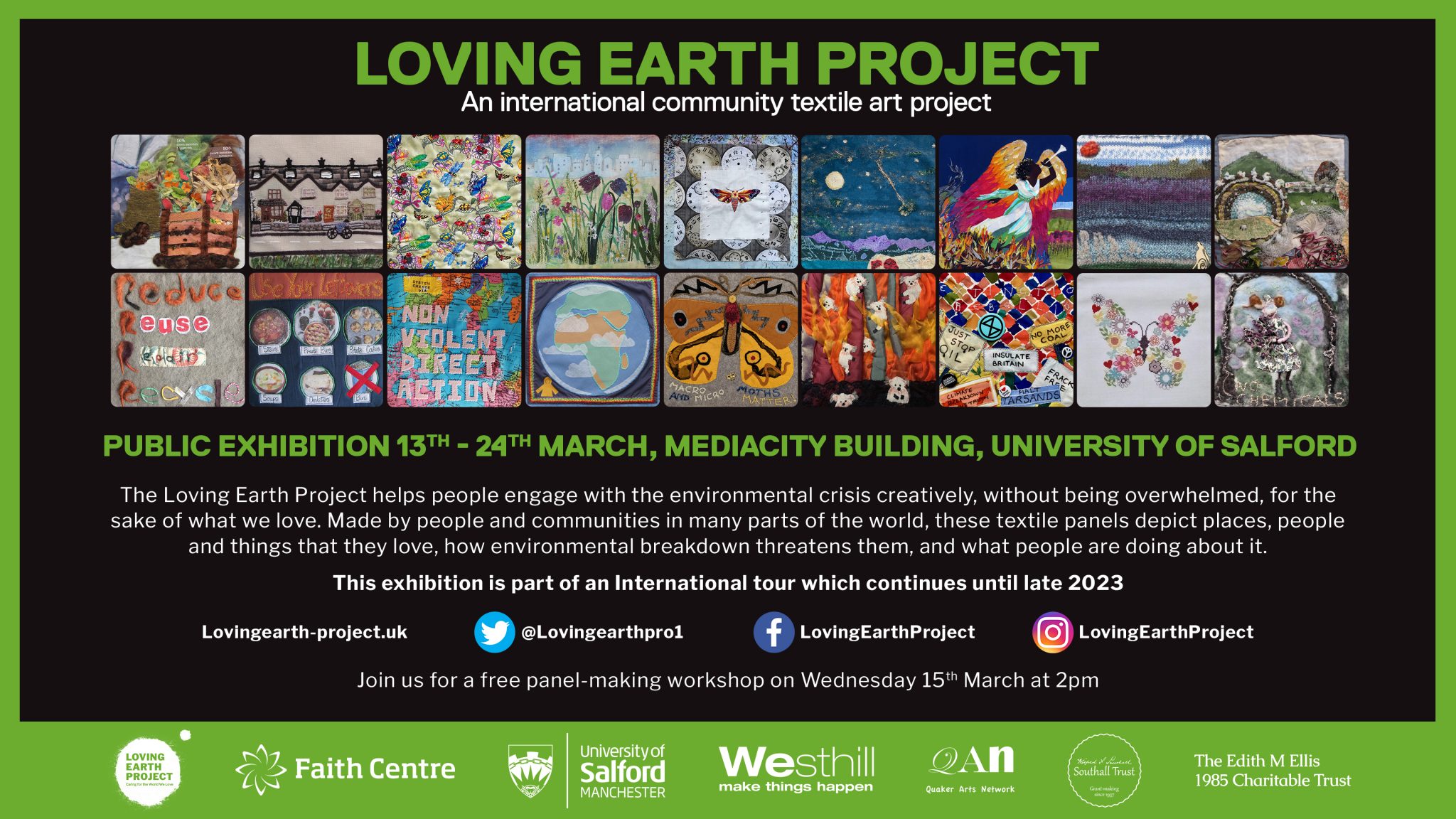 Creative Sustainability themed workshops and activities as part of Go Green Salford 2023 ...